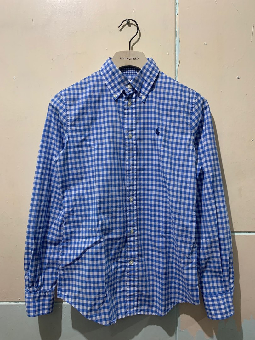 POLO RALPH LAUREN CHECKERED L/S on Carousell