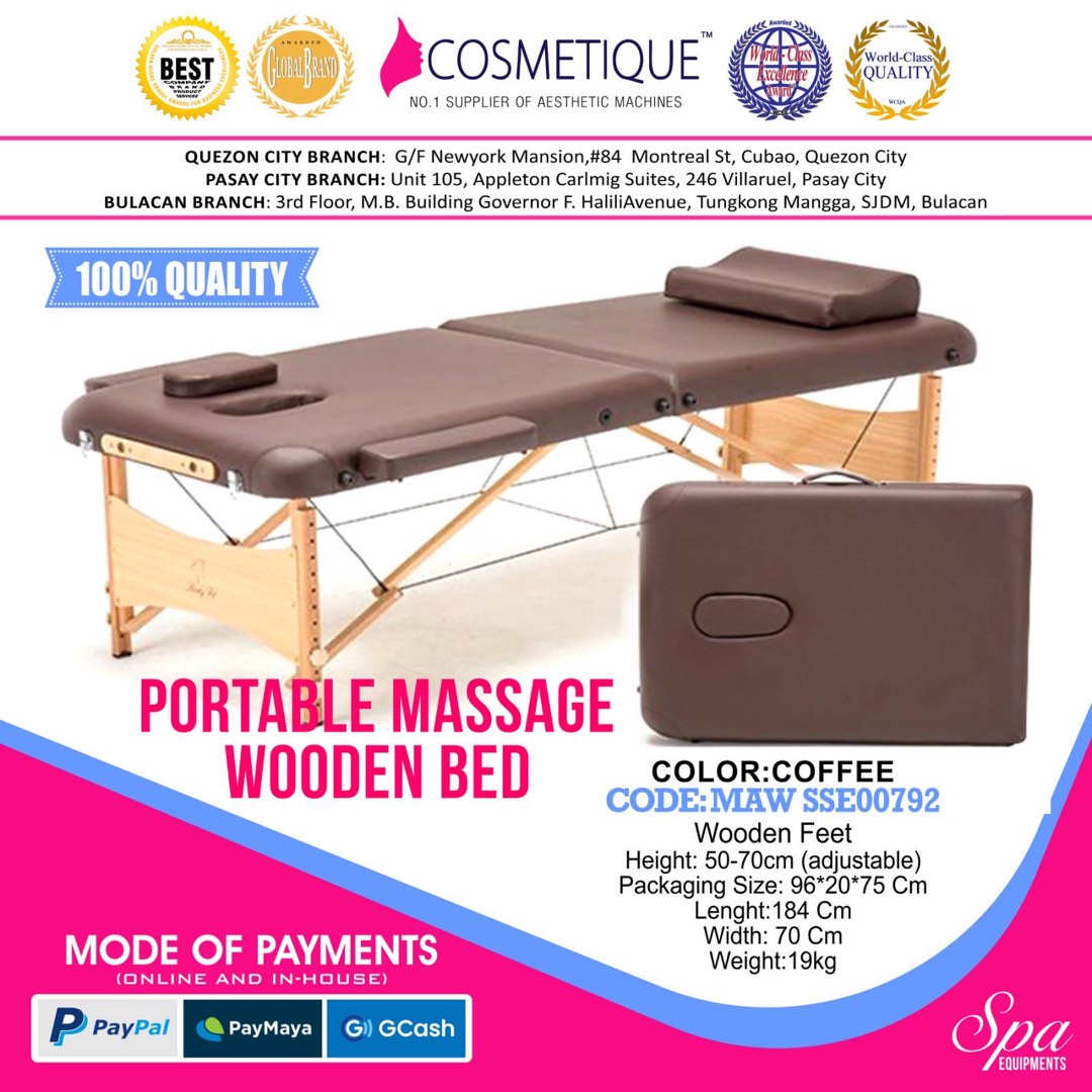 Portable Massage Bed Wooden Bed Facial Bed Furniture And Home Living Furniture Bed Frames