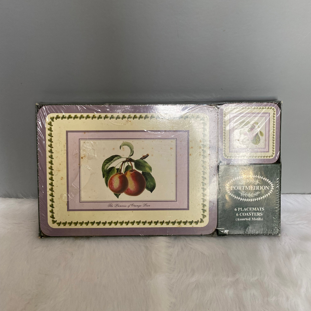 Portmeirion Asstd Motifs Placemats & Coasters on Carousell