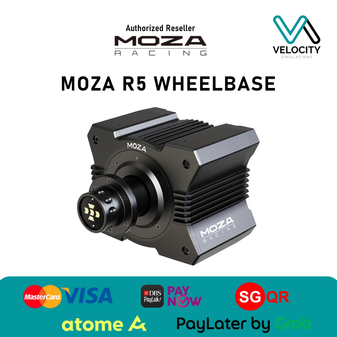 [PROMO] MOZA R5 Wheelbase - Moza Racing, Video Gaming, Gaming ...