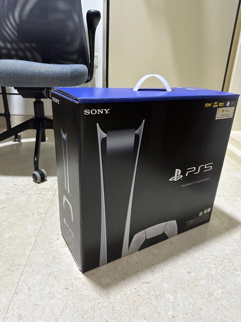 PS5 Digital Edition (Box Only), Video Gaming, Video Game Consoles ...