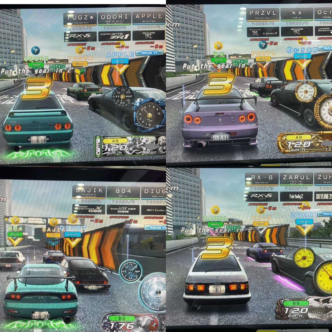 R32,Rx7,R34 wangan midnight , wmmt6rr, Video Gaming, Gaming Accessories ...