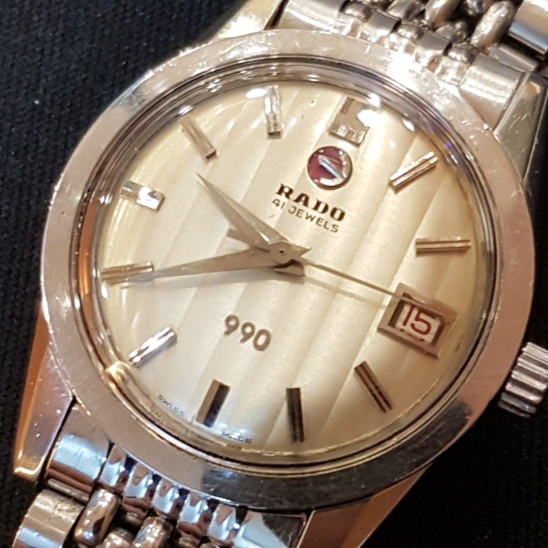 Rado Swiss Made Vintage Watch Ref 990 Automatic, Luxury, Watches on ...
