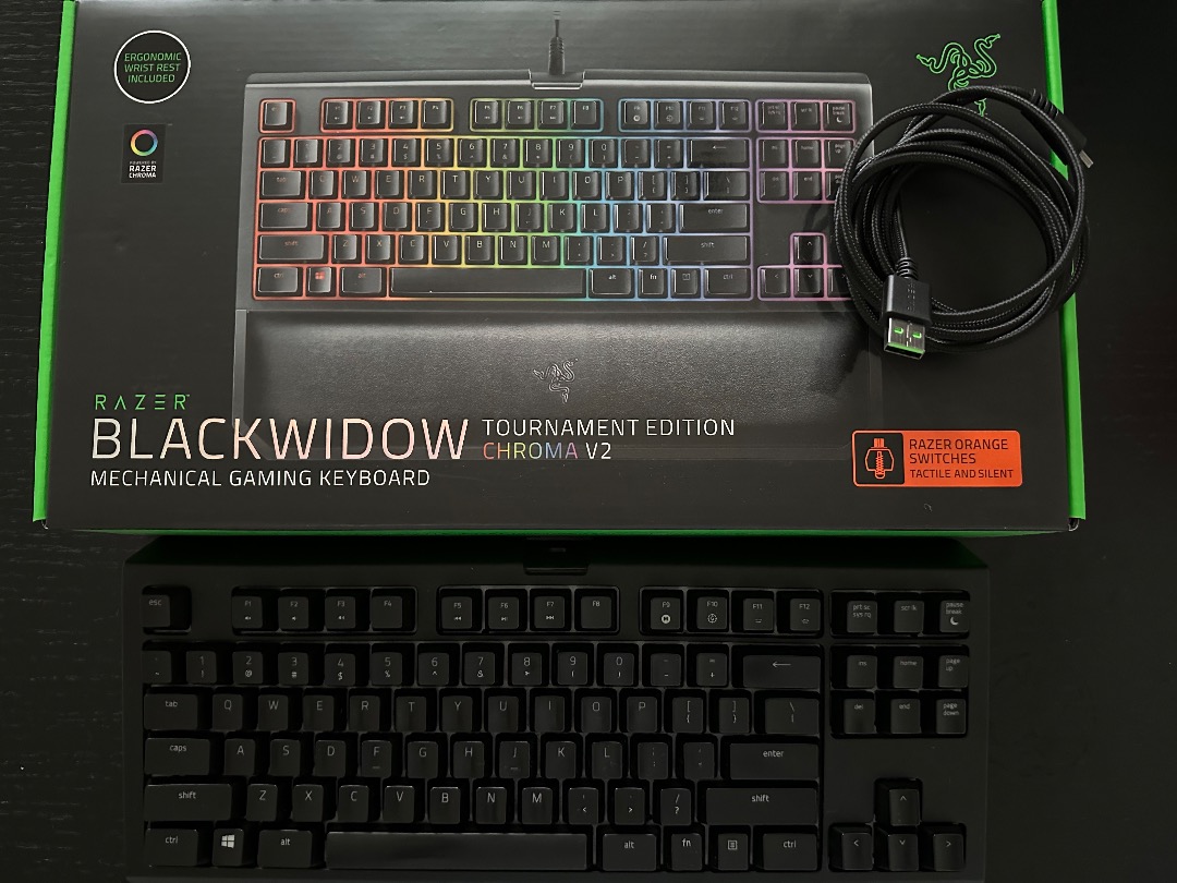 Razer Blackwidow v2 Chroma Tournament Edition, Computers & Tech, Parts ...