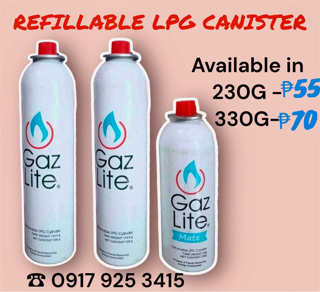 Refillable LPG Canister, Furniture & Home Living, Kitchenware ...