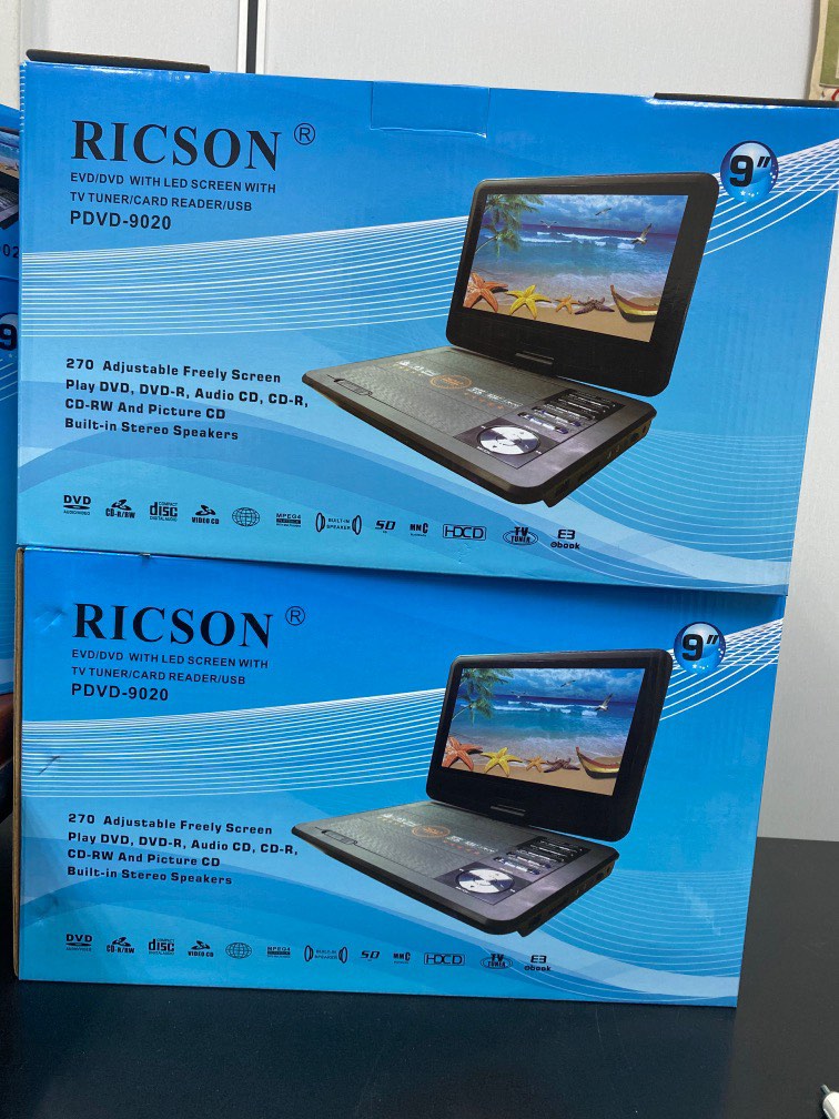 Ricson PDVD-9020 9inch, TV & Home Appliances, TV & Entertainment, TV on ...