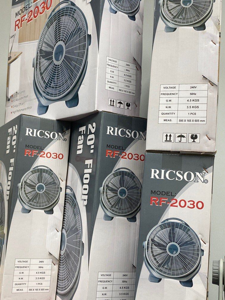 Ricson RF-2030 Fan, TV & Home Appliances, Air Conditioners & Heating on ...