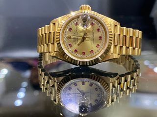 Rolex Signature Datejust Two Tone, Luxury, Watches on Carousell