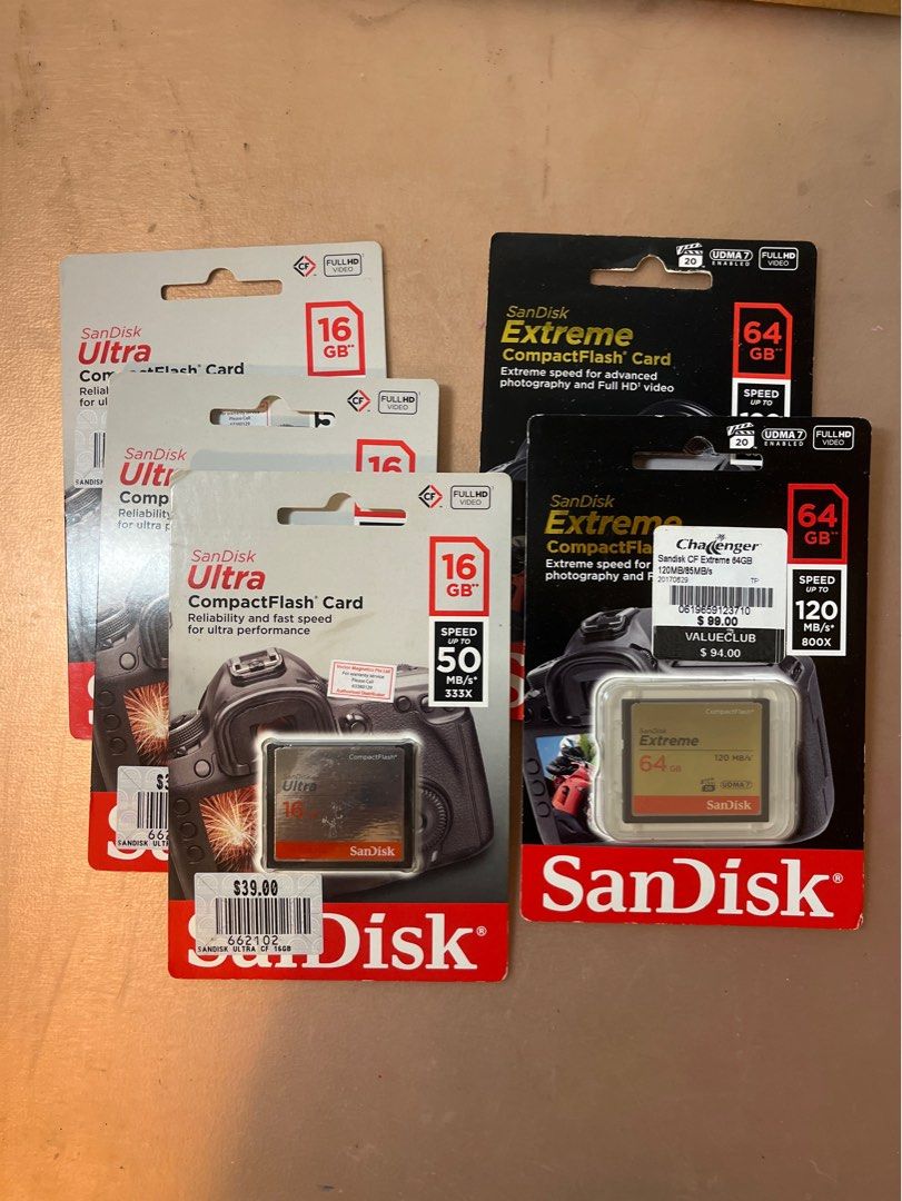 Sandisk CompactFlash Card BNIP, Mobile Phones & Gadgets, Mobile ...