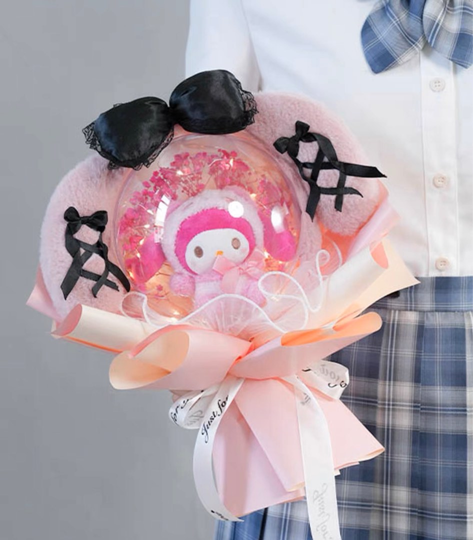 Sanrio cartoon acrylic ball bouquet, Hobbies & Toys, Stationery & Craft ...