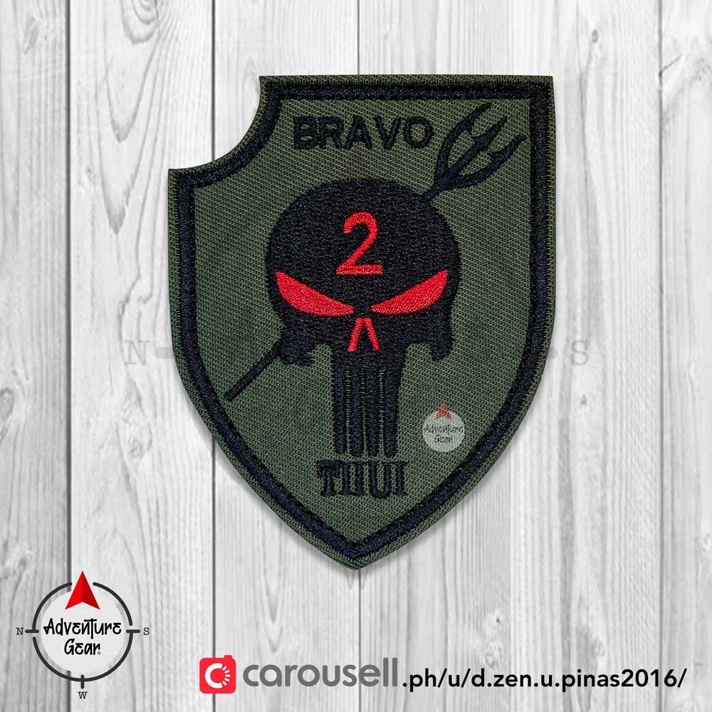 SEAL TEAM Bravo 2 - Tactical Embroidred Morale Patch with Velcro ...