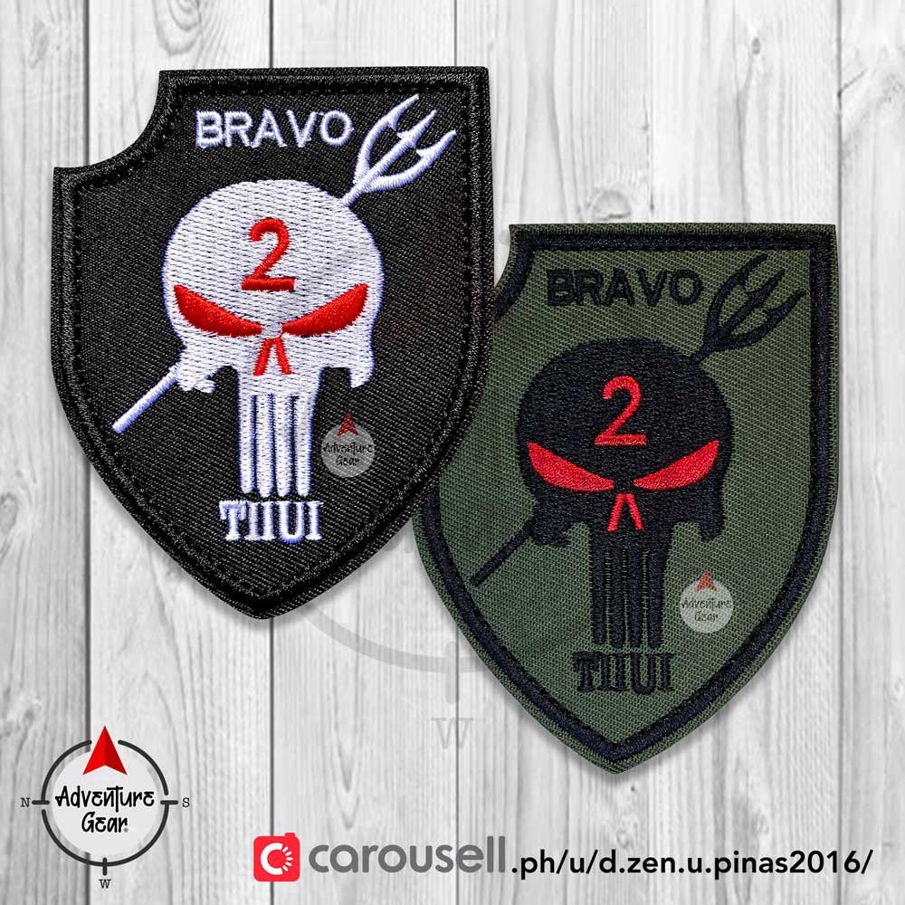 SEAL TEAM Bravo 2 - Tactical Embroidred Morale Patch with Velcro ...