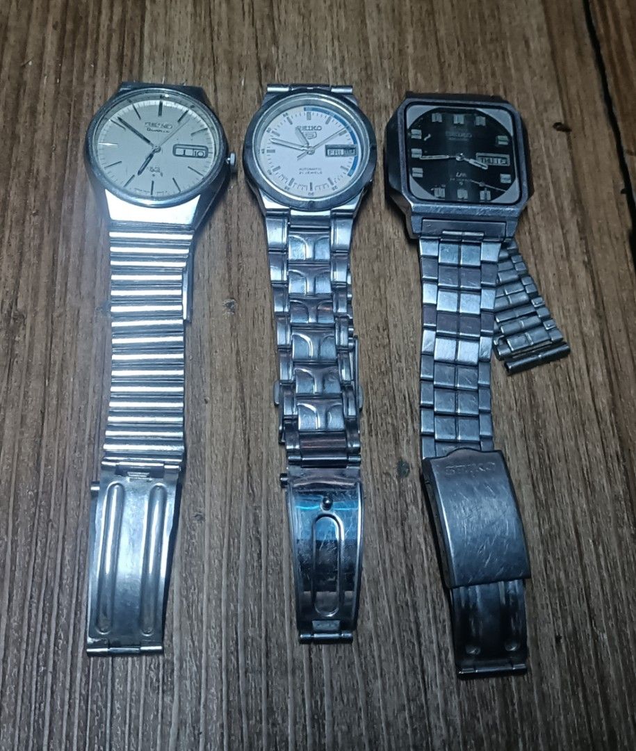 SEIKO 5,LM dan BATERI JAM LAMA.., Men's Fashion, Watches & Accessories ...