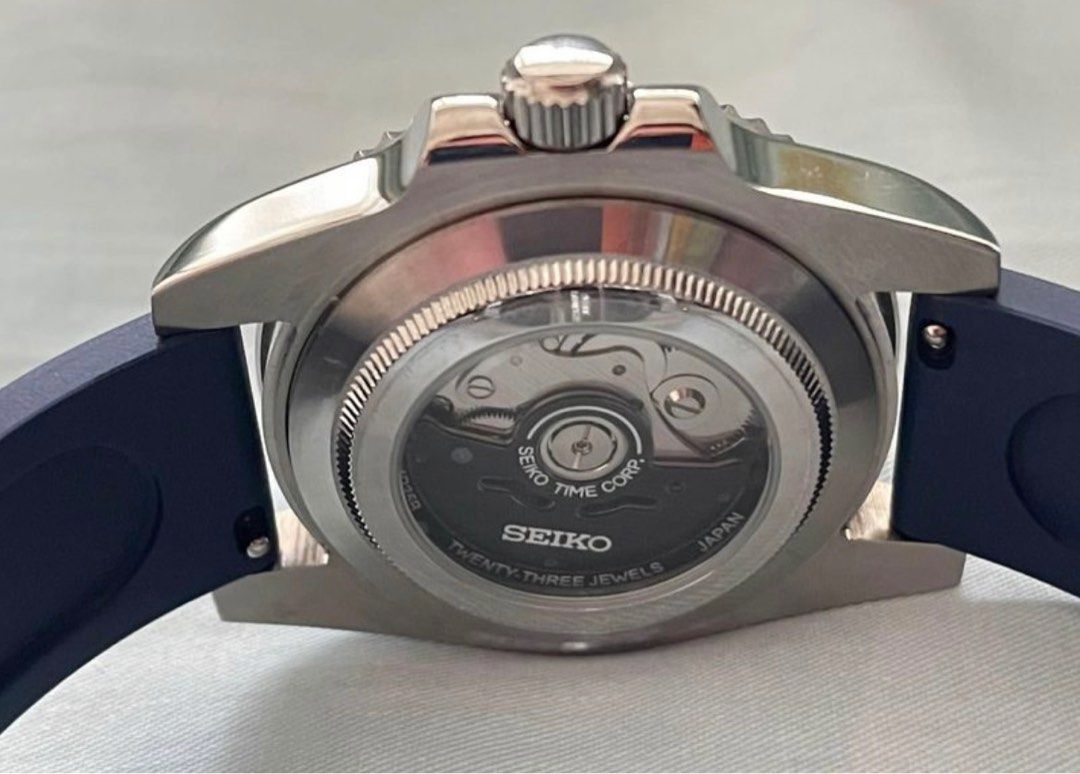 Seiko MOD (blue dial), 名牌, 手錶 - Carousell