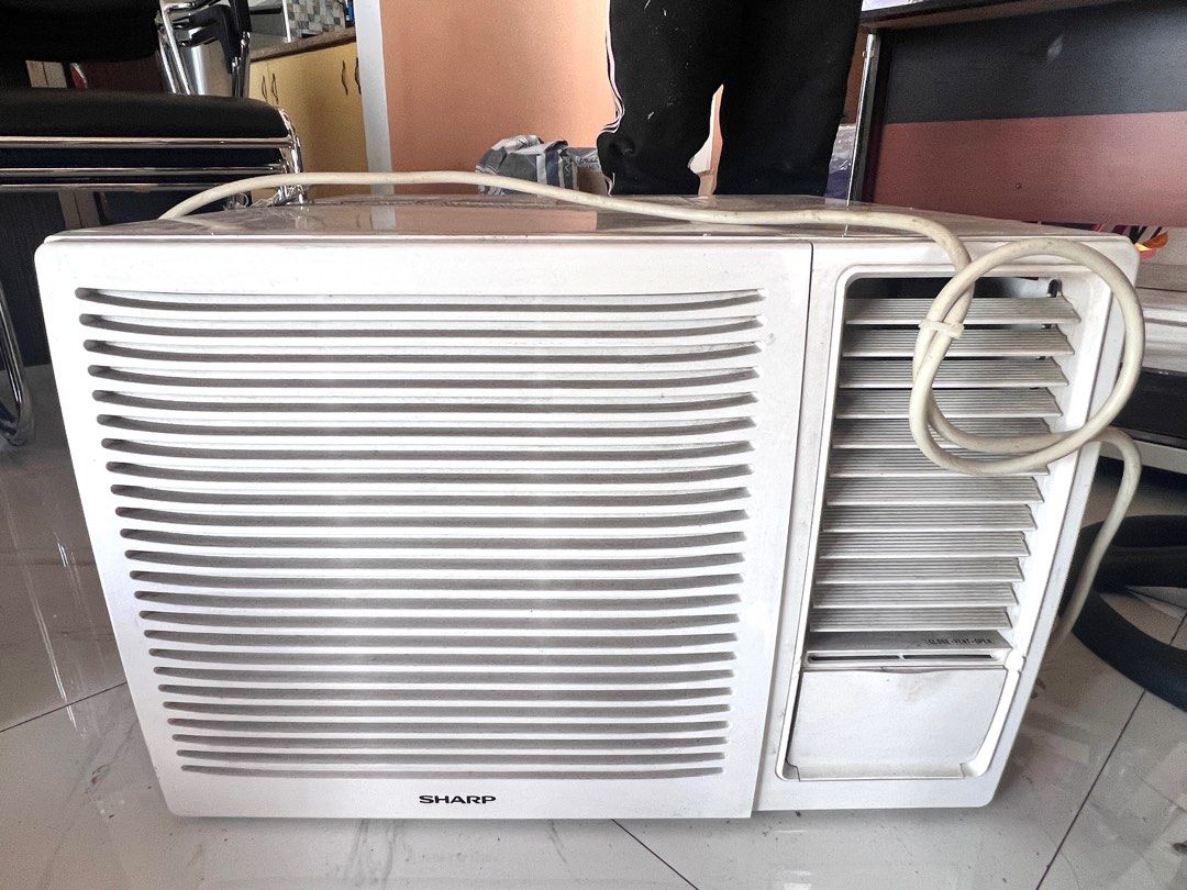 Sharp 1.0HP Window Type Aircon, TV & Home Appliances, Air Conditioning ...