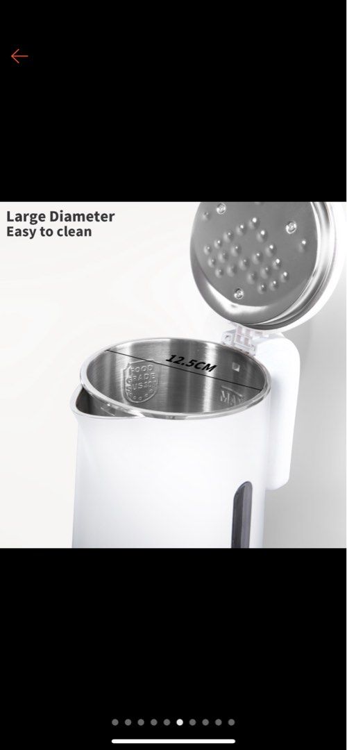 Simplus Electric Kettle 1.8 litre 304 stainless steel 1500w automatic ...