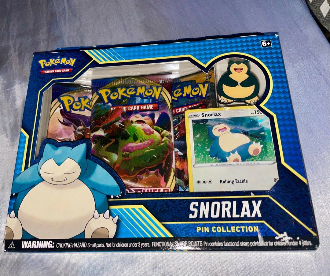 Snorlax Pin Collection TCG, Hobbies & Toys, Toys & Games on Carousell