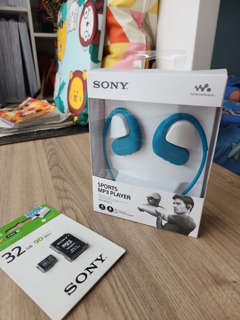 Sony NW-WS413 Sports Walkman Digital Music Player, Audio, Earphones on ...