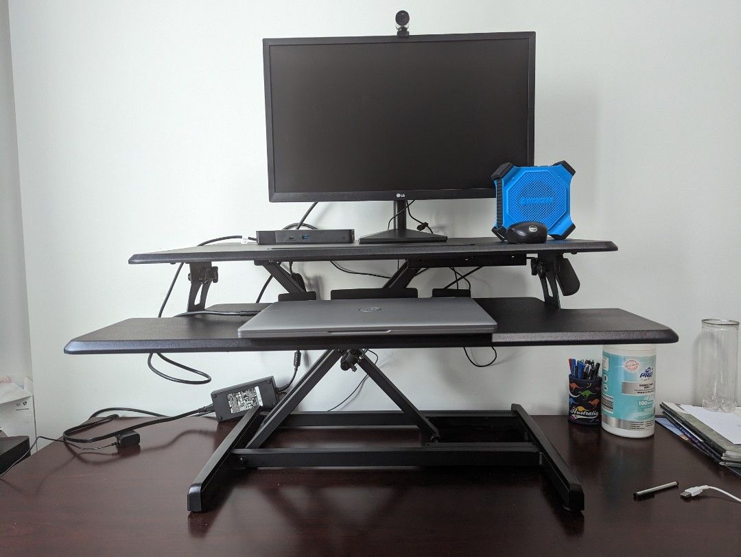 Standing computer workstation, Furniture & Home Living, Furniture ...