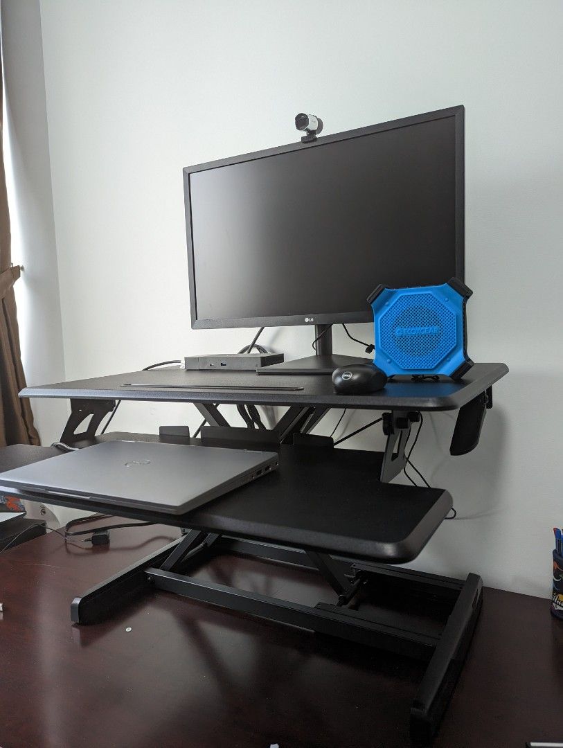 Standing computer workstation, Furniture & Home Living, Furniture ...