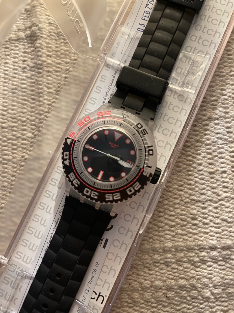 Swatch diver watch, Men's Fashion, Watches & Accessories, Watches on ...