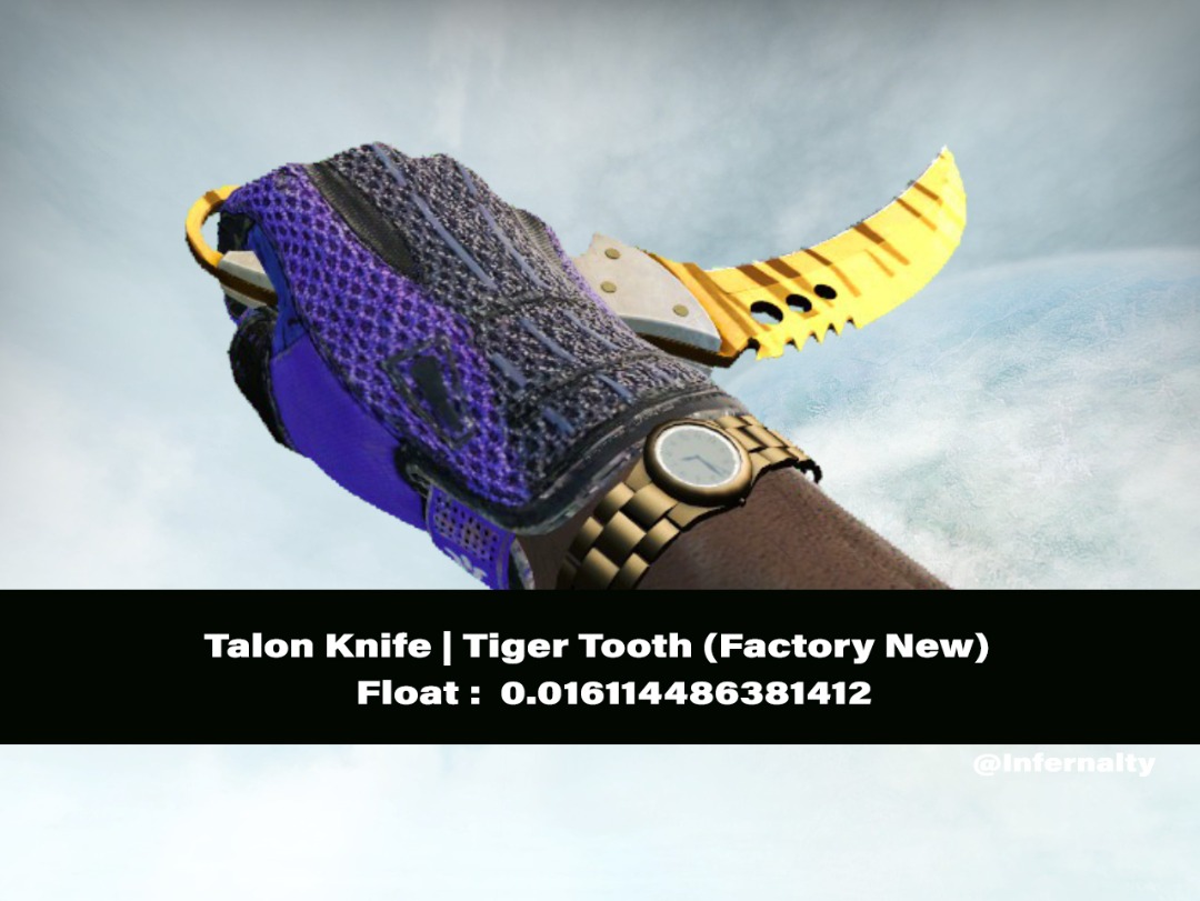 Talon Knife Tiger Tooth FN CSGO SKINS KNIVES, Video Gaming, Gaming ...