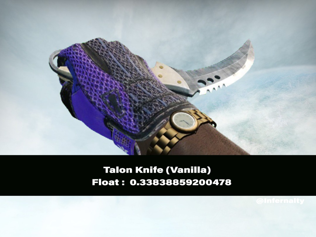 Talon Knife VANILLA CSGO SKINS KNIVES, Video Gaming, Gaming Accessories ...