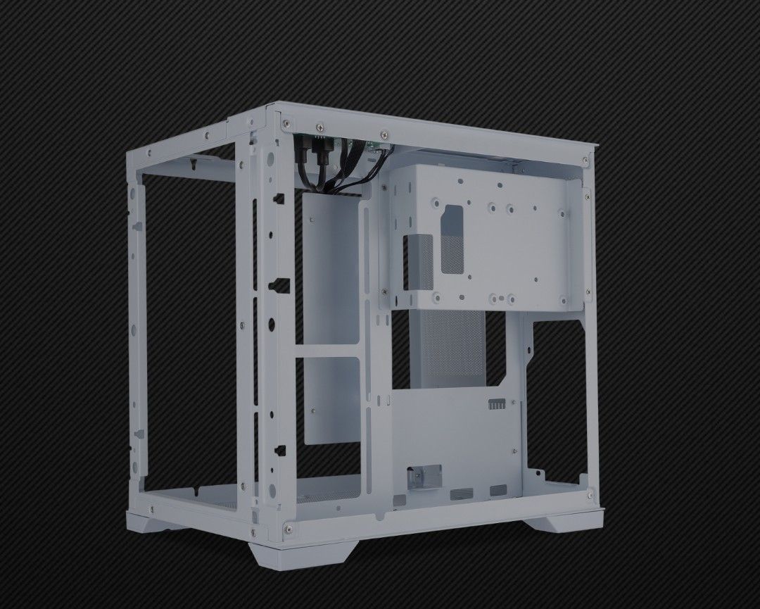 TECWARE VXM TG WHITE DUAL CHAMBER GAMING PC CASE CHASSIS SFF MATX ITX ...