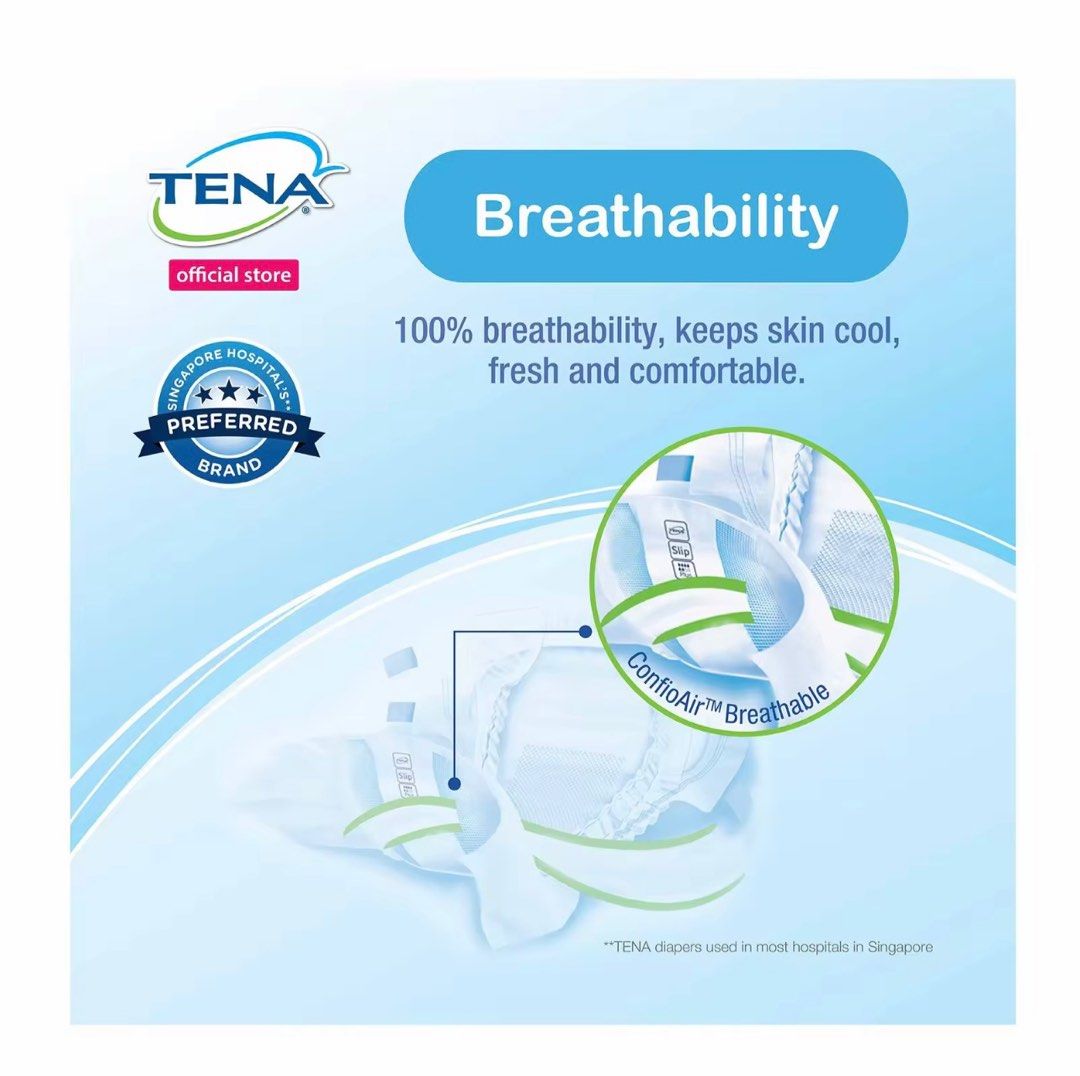 Tena Adult Diapers Proskin Slip Plus, Beauty & Personal Care, Sanitary Hygiene on Carousell