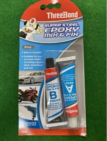 Threebond 100% original Super Steel Epoxy Mix & Fix (35ml) 2 tan two ...