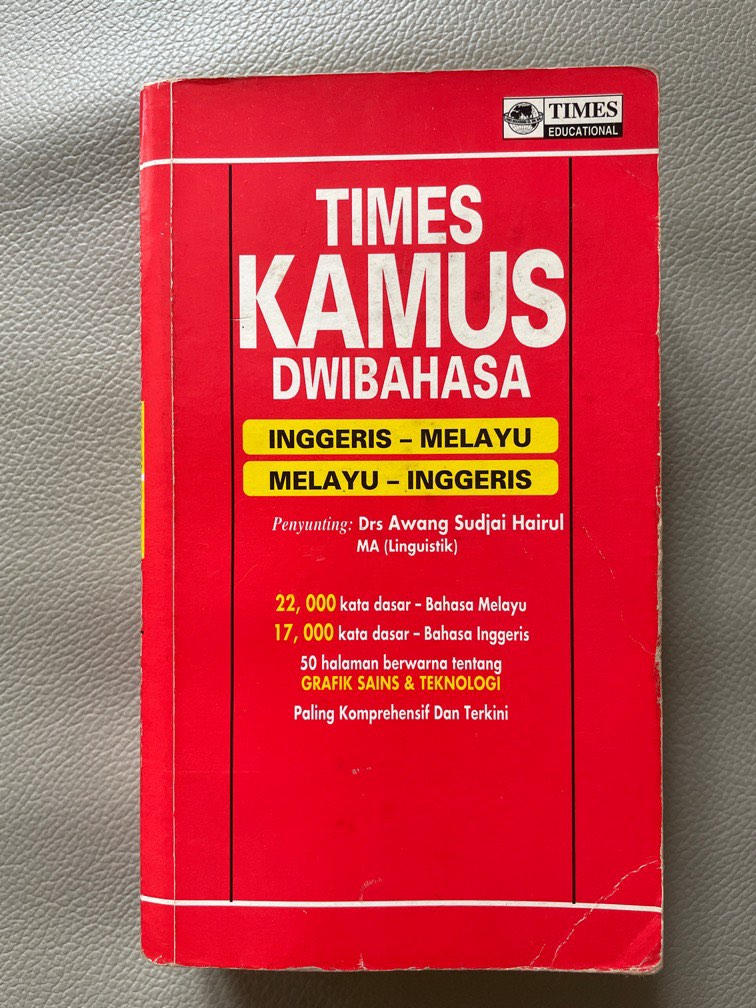 Times Kamus Dwibahasa Malay Dictionary, Hobbies & Toys, Books ...