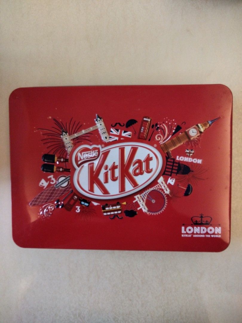 tin kit kat ( nestle ) london, Community on Carousell