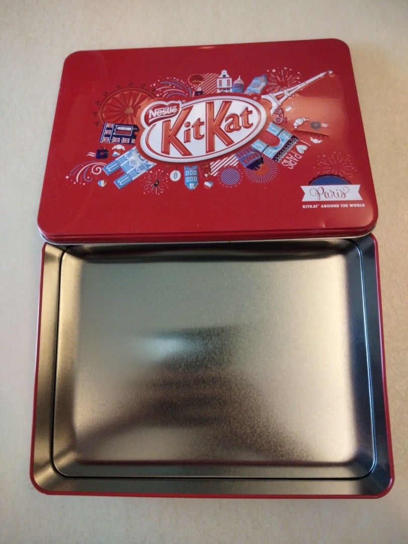 tin kit kat ( nestle ) paris, Community on Carousell