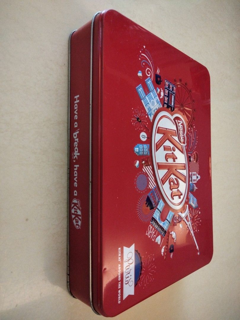 tin kit kat ( nestle ) paris, Community on Carousell