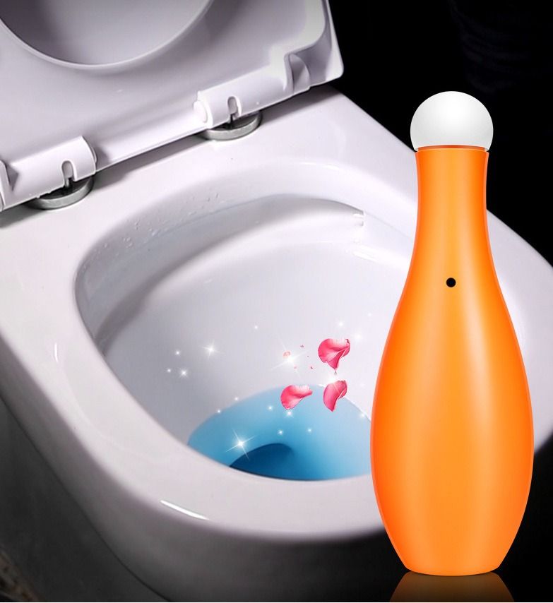 Toilet Bowl Cleaner Bowling Pin Auto Cleaning Deodorization Deodorant ...
