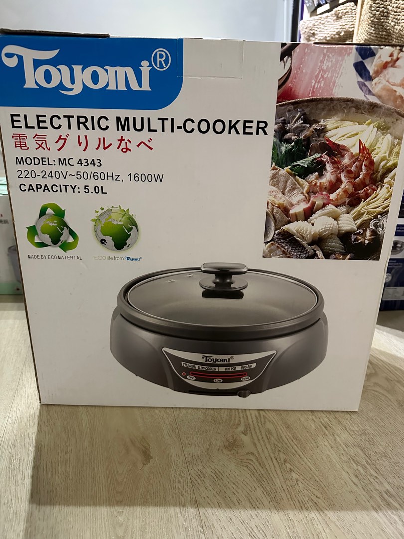Toyomi Multi-Cooker MC4343, TV & Home Appliances, Kitchen Appliances ...