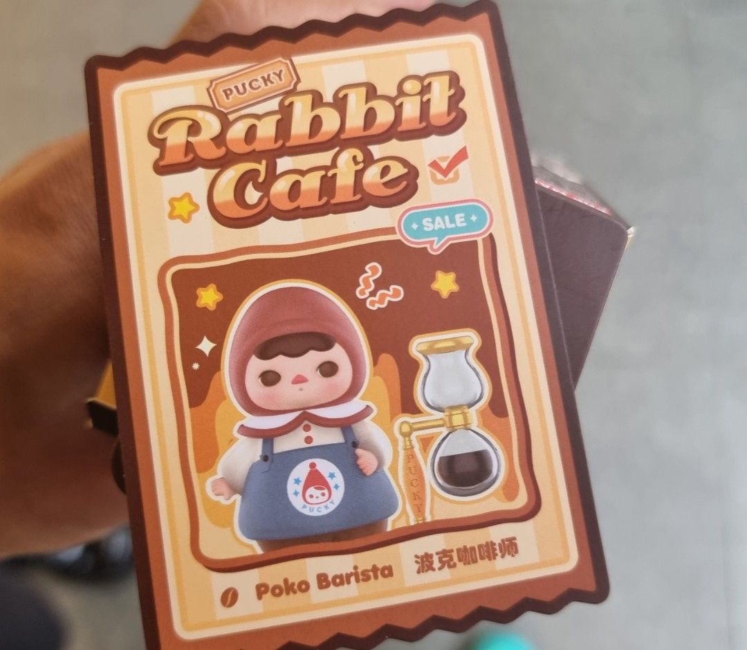 Trade wtt : bnib pucky rabbit cafe / mine: barista ; yours: penguin ...