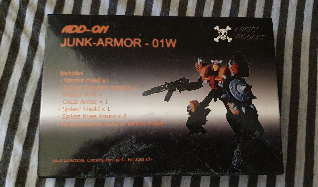 Transformers 3rd Party Add on kit Junk Armor 01-W, Hobbies & Toys, Toys ...