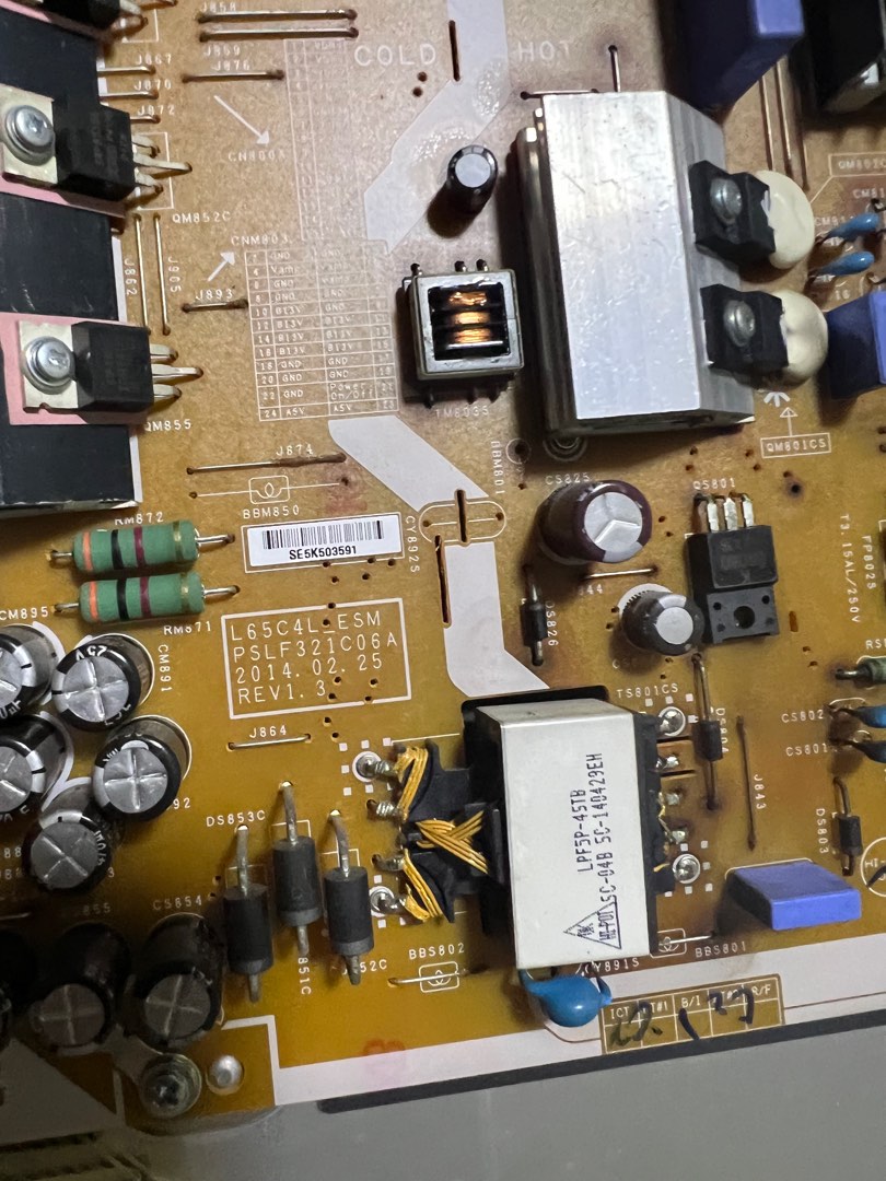 UA55HU9000K Power & Tcon Board, TV & Home Appliances, TV ...