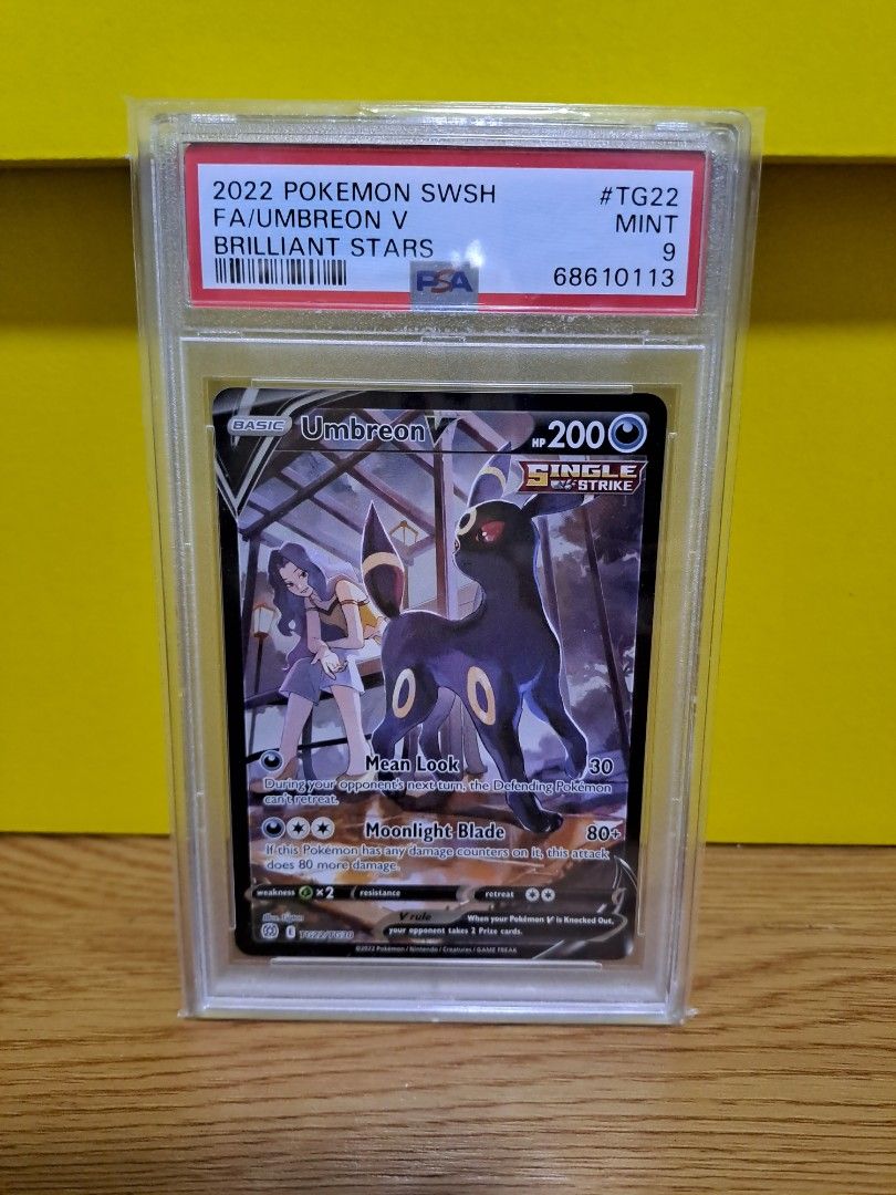 Umbreon Trainer Gallery TG Brilliant Stars Pokemon Card PSA Slab ...