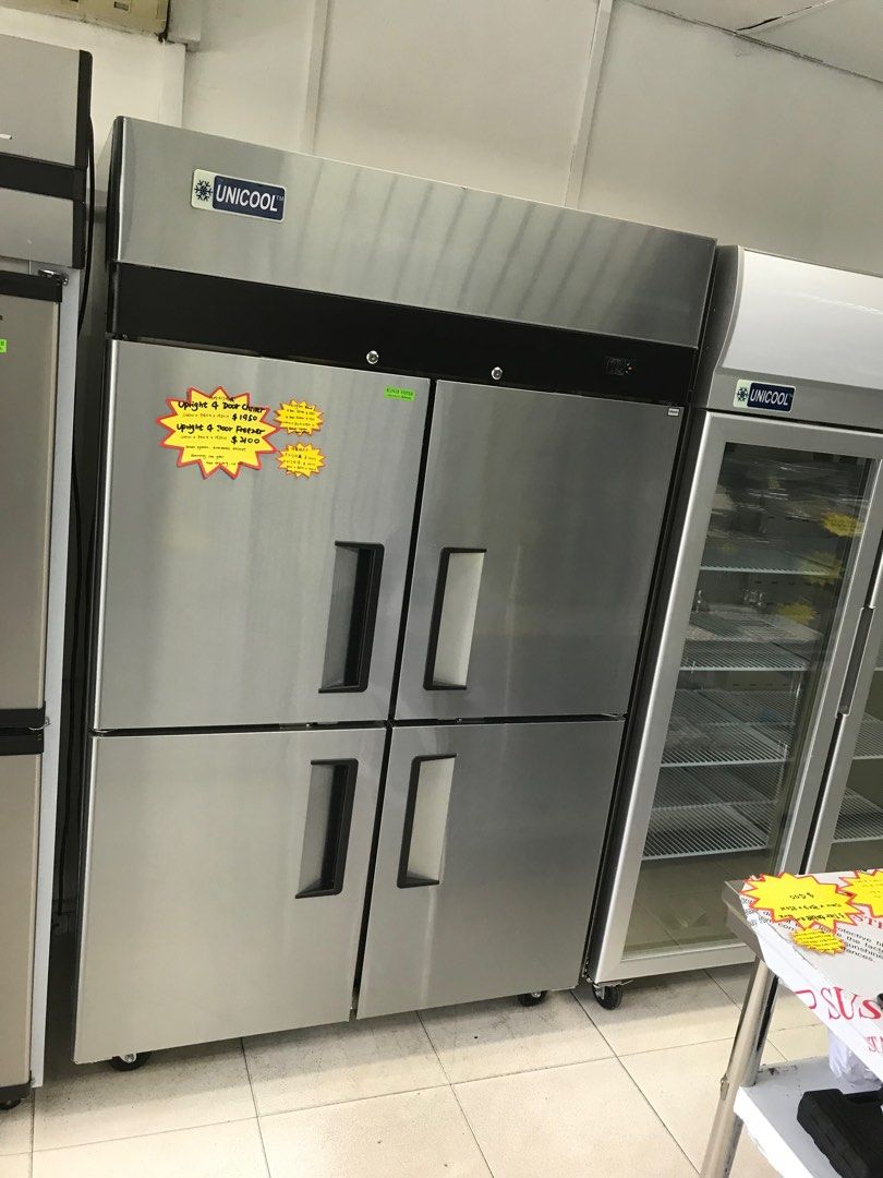 Upright 4 Door Freezer(UNICOOL brand), TV & Home Appliances, Kitchen ...