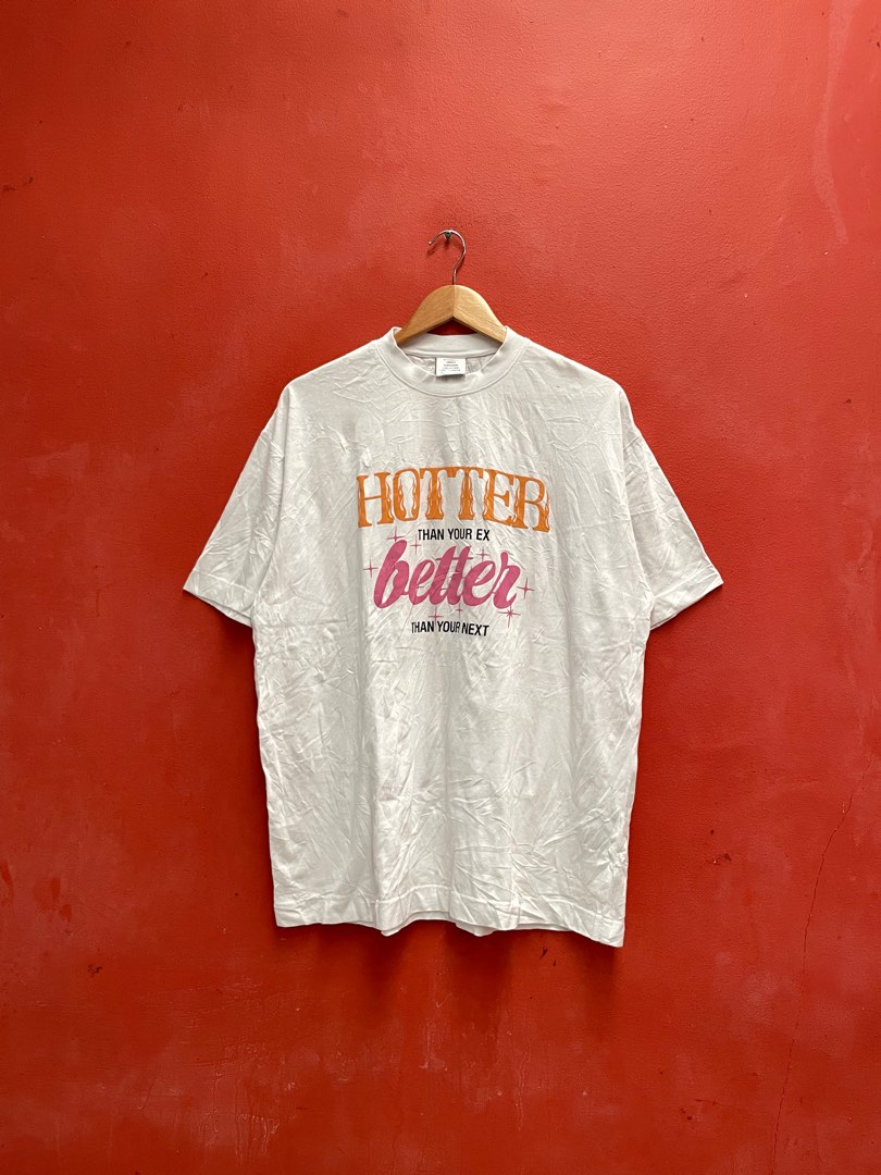 Vetements Hotter Than Tee, Men's Fashion, Tops & Sets, Tshirts & Polo ...