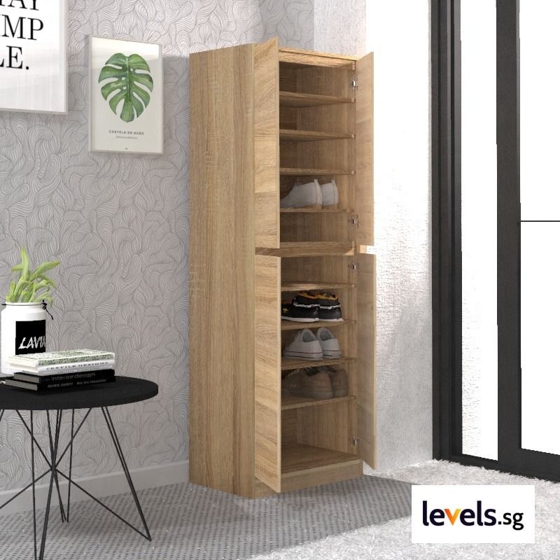 VHIVE Nara 60cm Tall Shoe Rack Cabinet, Furniture & Home Living ...