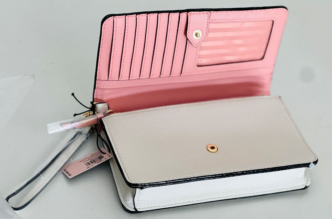 VICTORIA'S SECRET VS COCONUT WHITE THE VICTORIA TECH CLUTCH WALLET ...