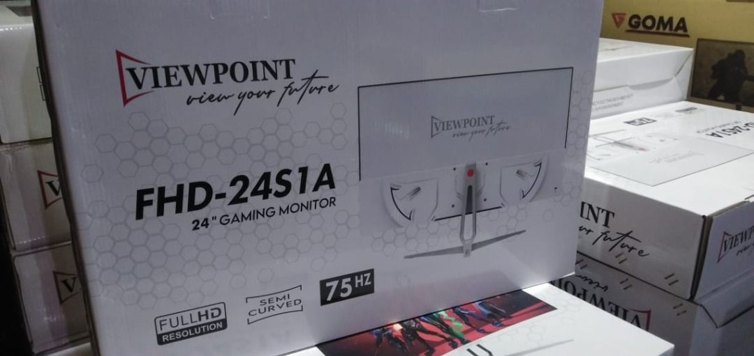 Viewpoint 24inch 75hz VP24S1A VA Semi Curve Frameless Gaming Monitor ...