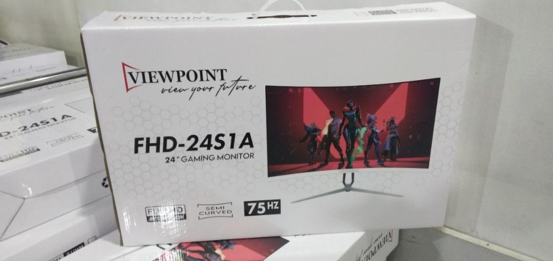 Viewpoint 24inch 75hz VP24S1A VA Semi Curve Frameless Gaming Monitor ...