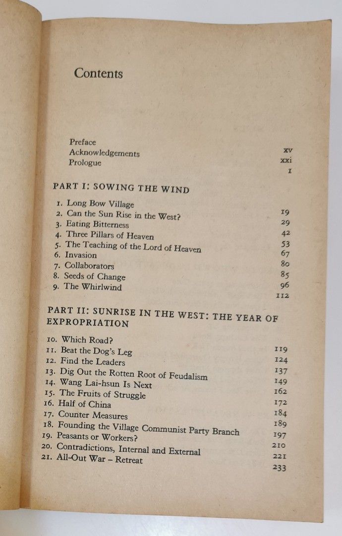 Vintage. Fanshen. A Documentary of Revolution in a Chinese Village ...