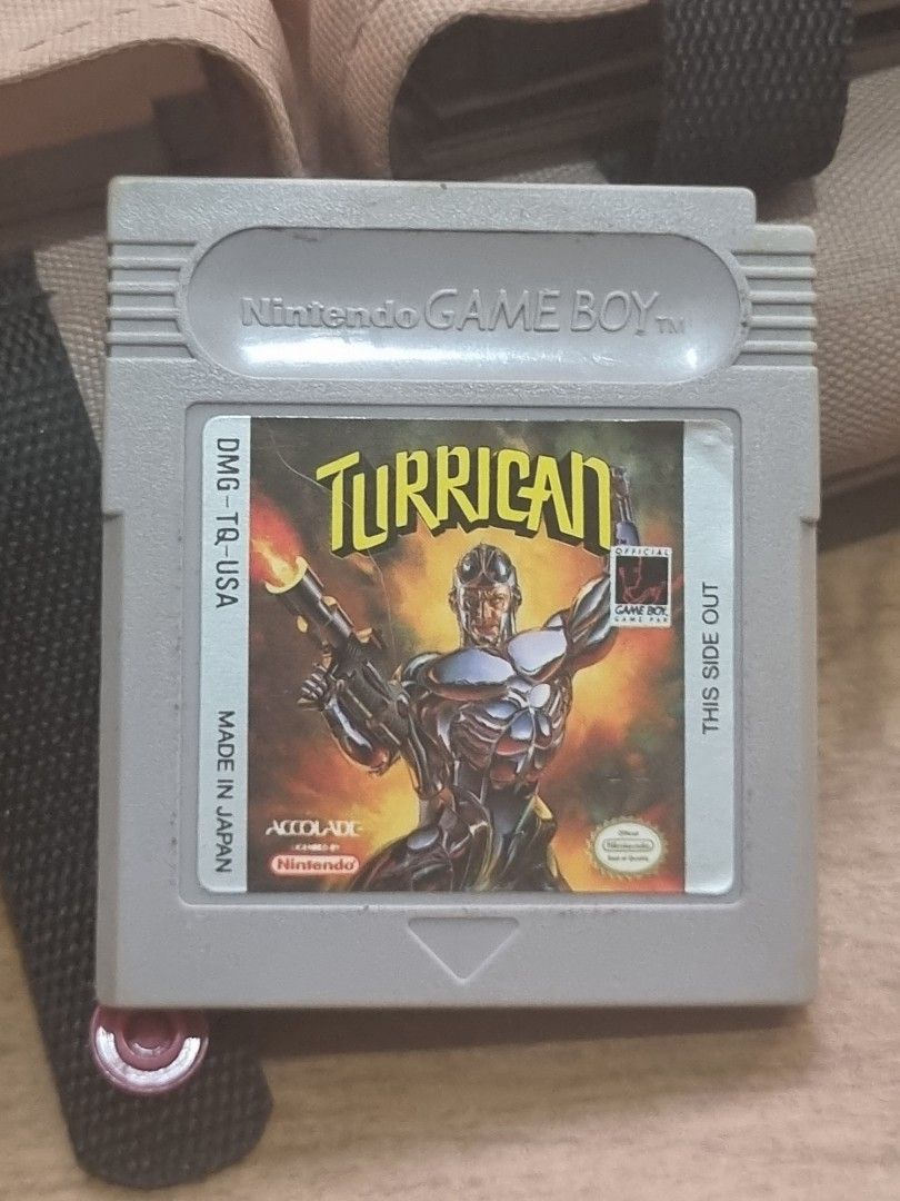 Vintage Gameboy game Pak Turrican, Video Gaming, Video Games, Nintendo ...