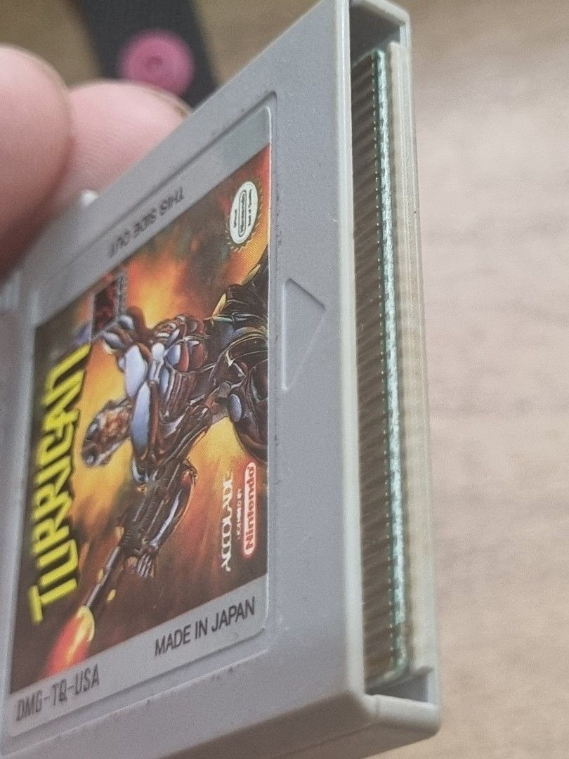 Vintage Gameboy game Pak Turrican, Video Gaming, Video Games, Nintendo ...