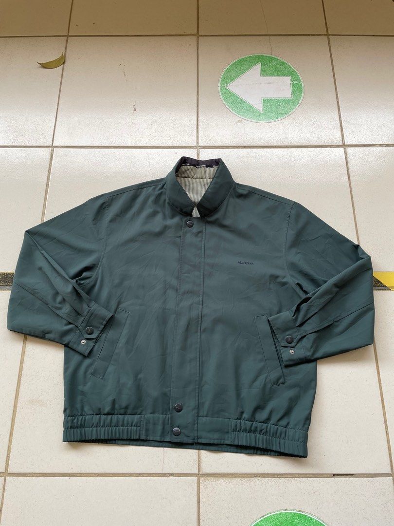Vintage Manstar Dark Green Harrington Jacket, Men's Fashion, Coats ...